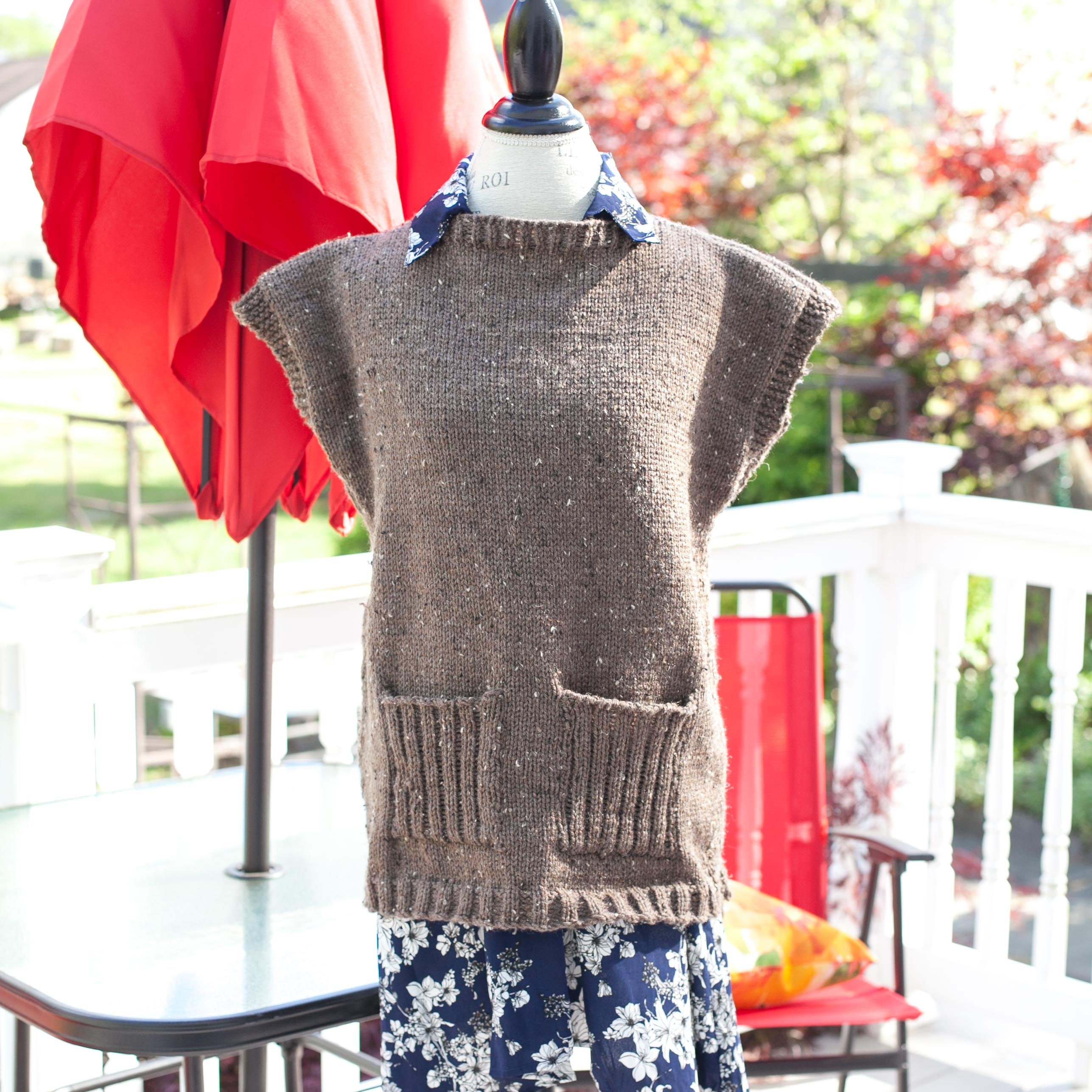 Loom Knit Tunic, Sweater, Top, Poncho, Vest PATTERN. 5 Sizes, Small to ...
