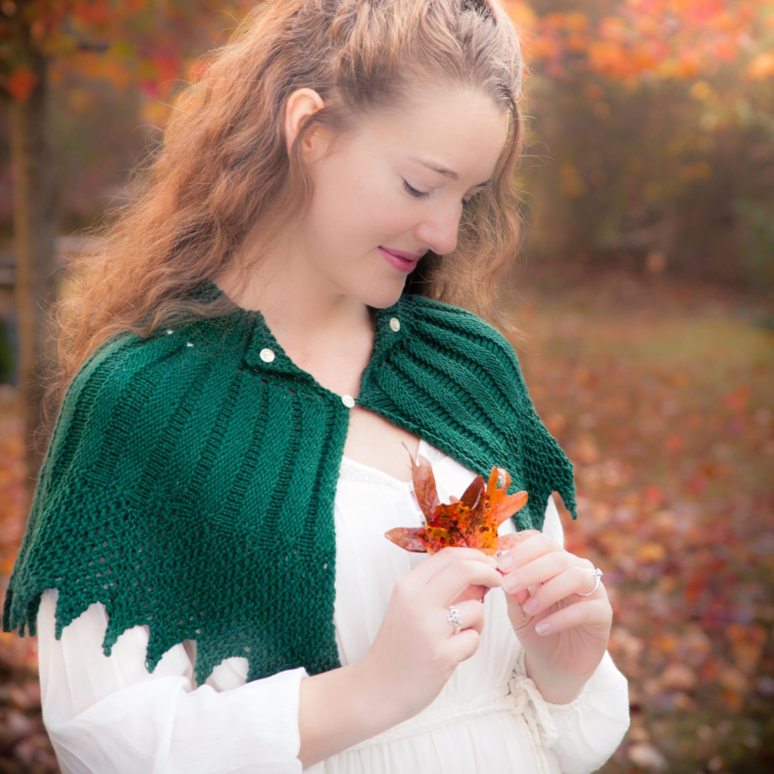 Loom Knit Cape Pattern, Capelet, Shawl, Poncho, Wrap, Victorian ...