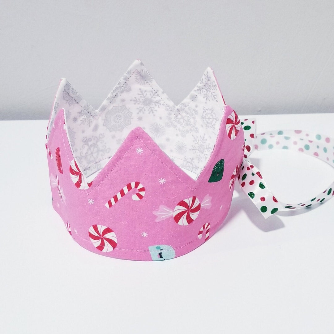 Christmas Crowns, Fabric Crowns, Christmas Cracker Crowns, Reusable ...