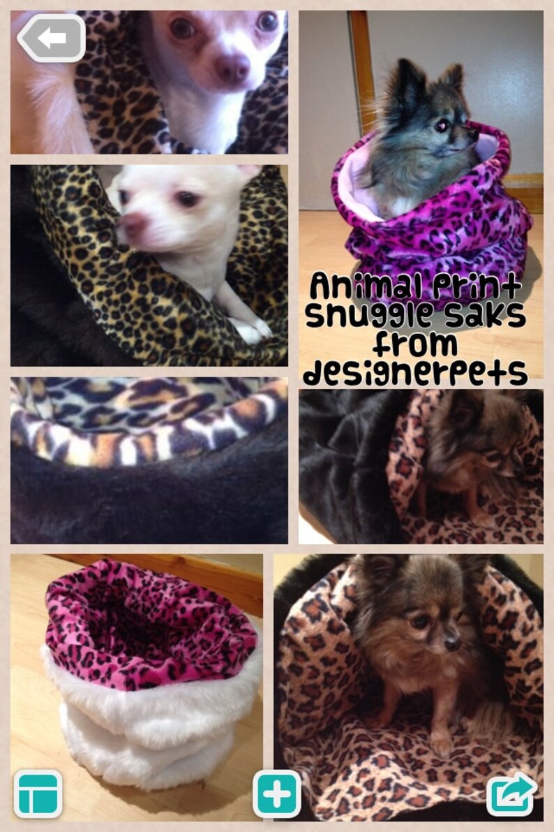 SNUGGLE SACK Dog Pet CHIHUAHUA Bed - Etsy