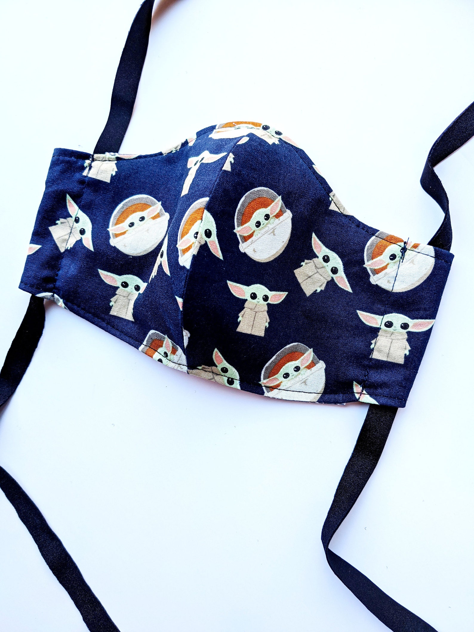 Baby Yoda Face Mask Star Wars Yoda Mandalorian Adult Face Mask | Etsy