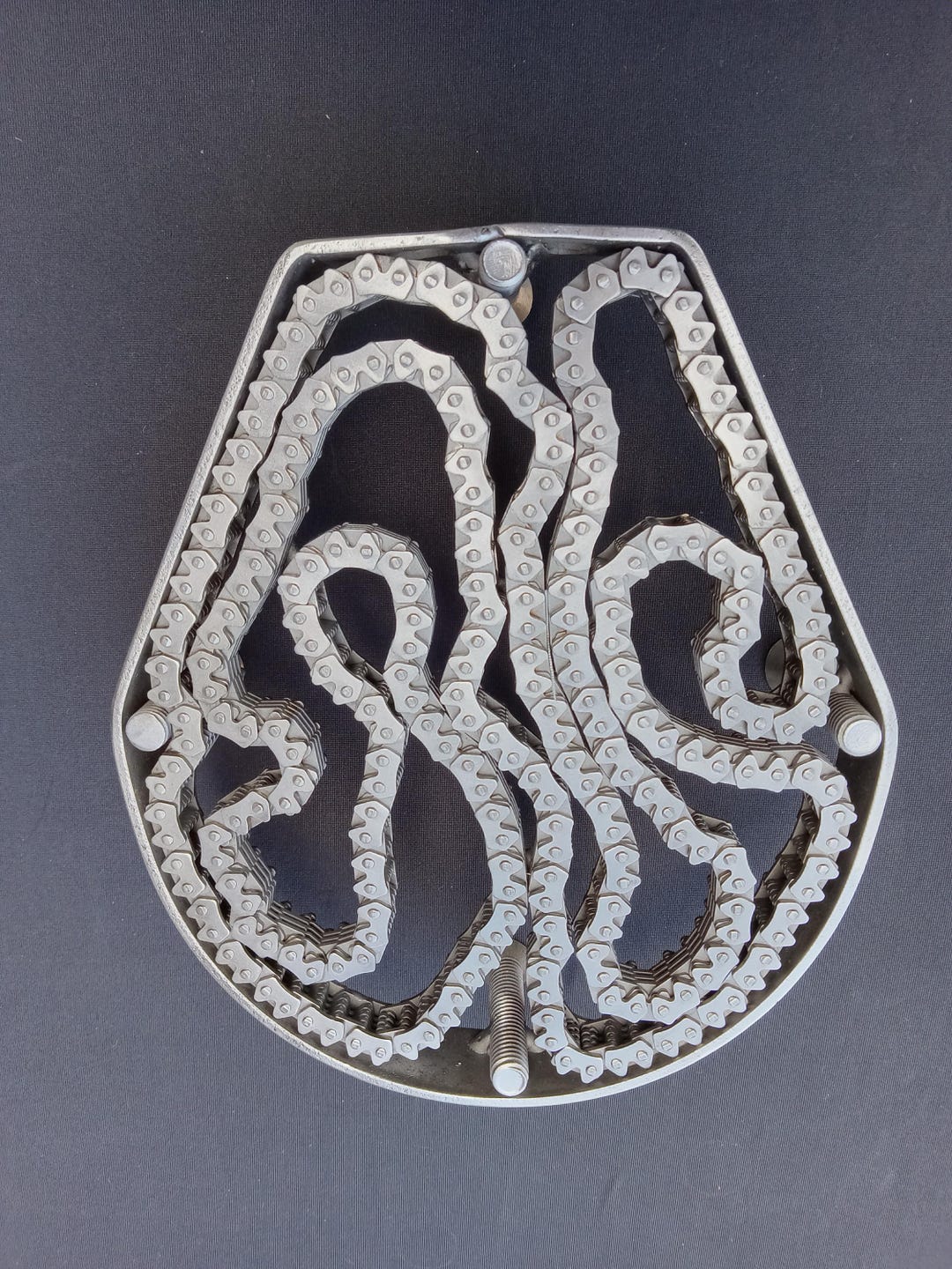 Metal Trivet Hot Plate Made Out of Chain 491 - Etsy