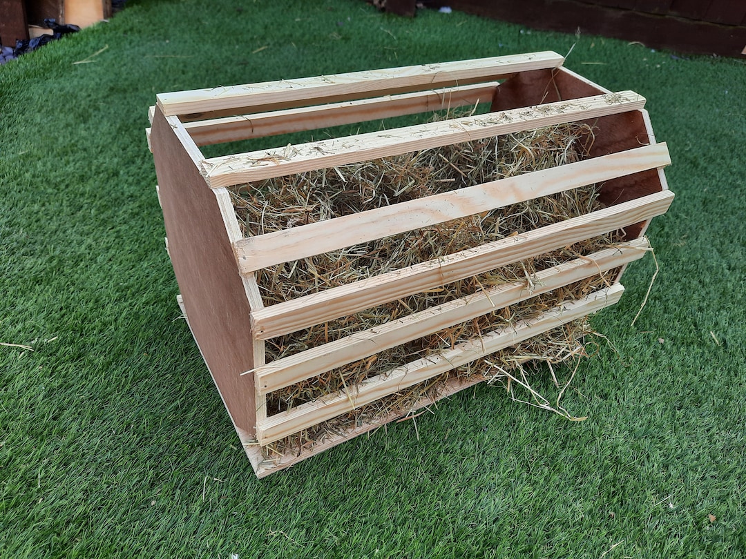 Large Rabbit Hay Barrel/hayrack (fully Assembled Just Take Out of the ...