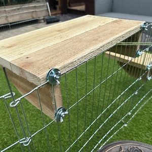 Catio Steps / Shelves (various Sets) Wire Fixing / Cats Bird Aviary ...