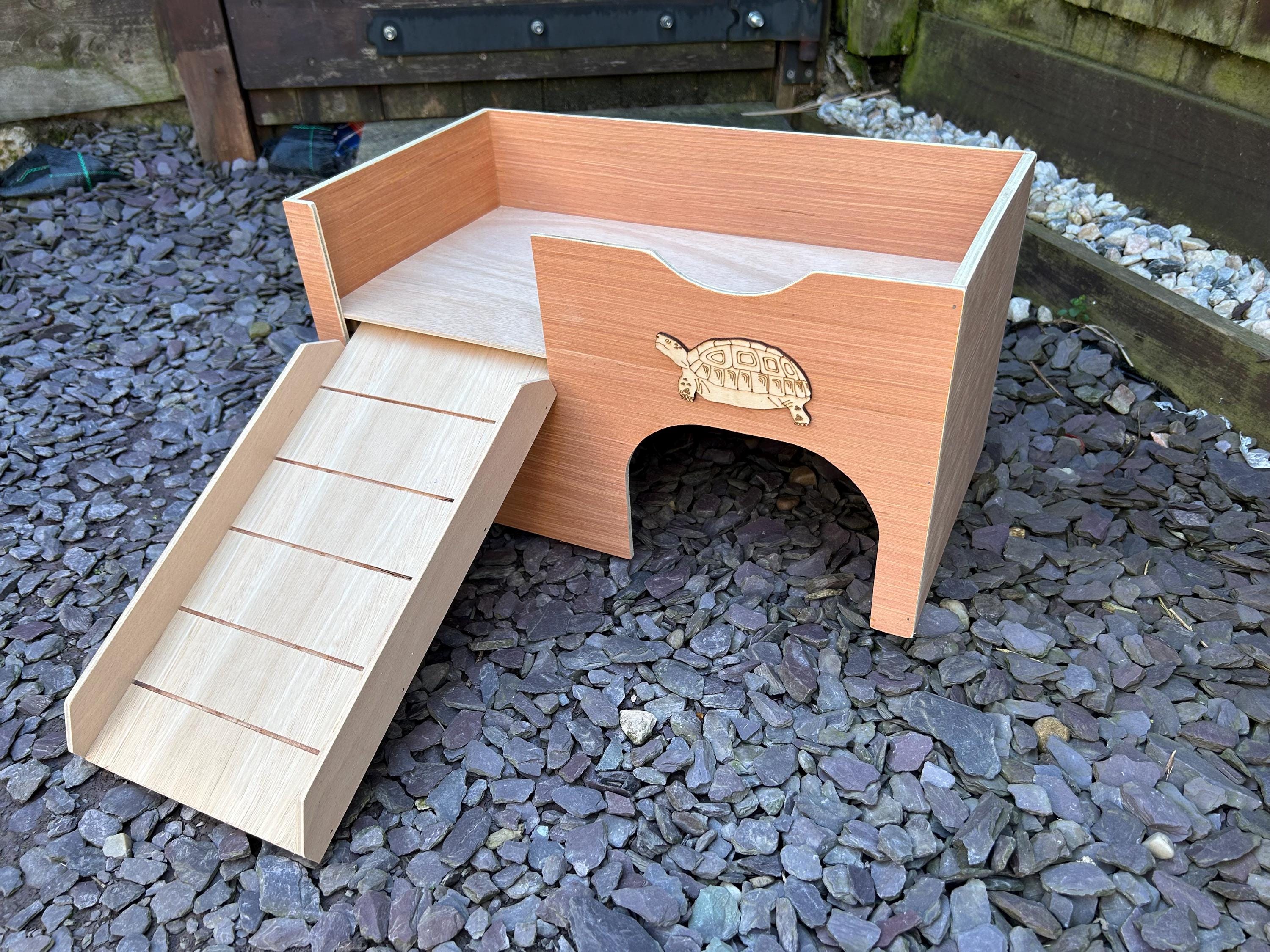 NEW UPDATED DESIGN Tortoise House /castle Shelter Hide. (wide Ramp and ...