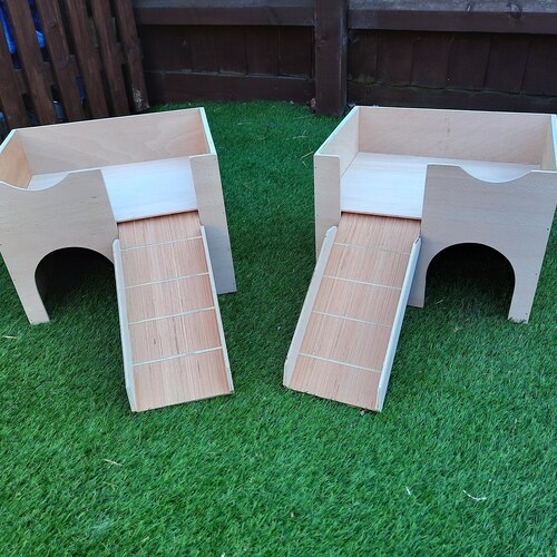 Pair of Cage Size Guinea Pig Castles 1 Right Hand Ramp 1 Left - Etsy
