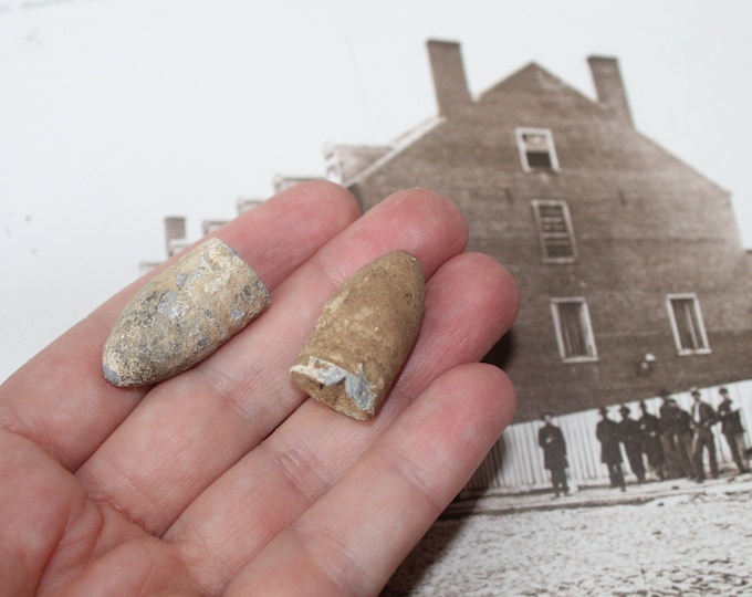 2 Antique Civil War Era Bullets Civil War 1800's Ammo - Etsy