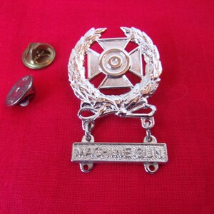 US Army Military Marksman Rifle Machine Gun Pin Metal Award | Etsy