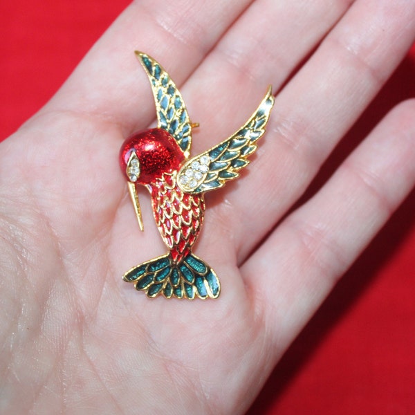 Hummingbird Pin - Etsy