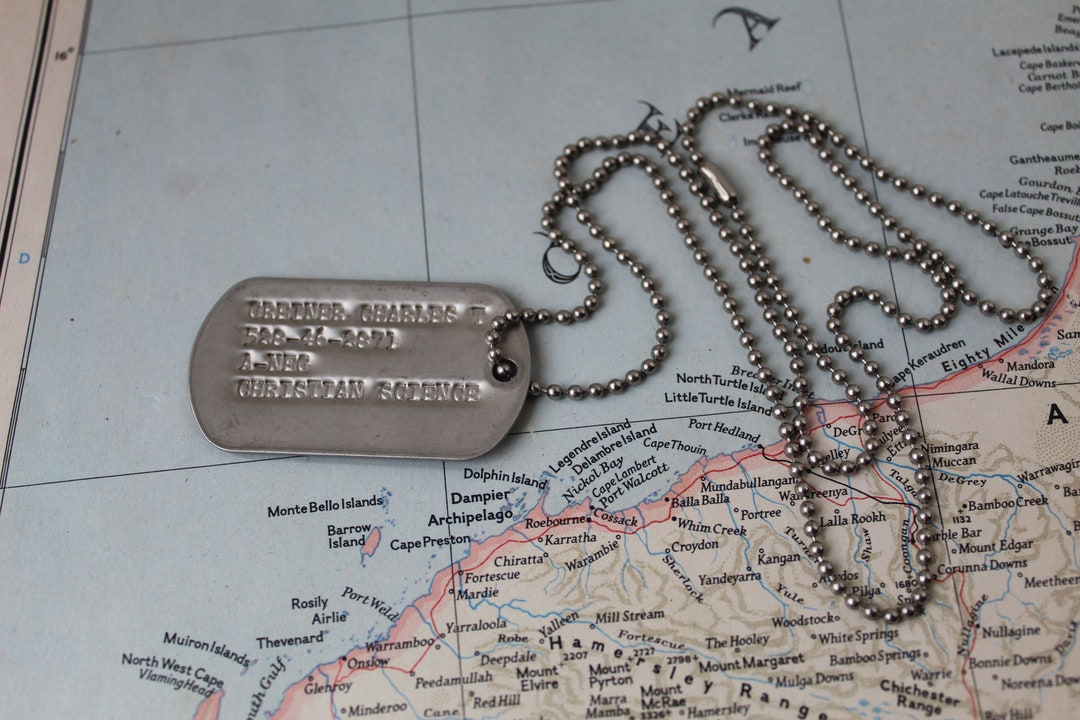 Vintage Dog Tags, Real Dog Tags Id US Army Vietnam Late 1960s on 29 ...