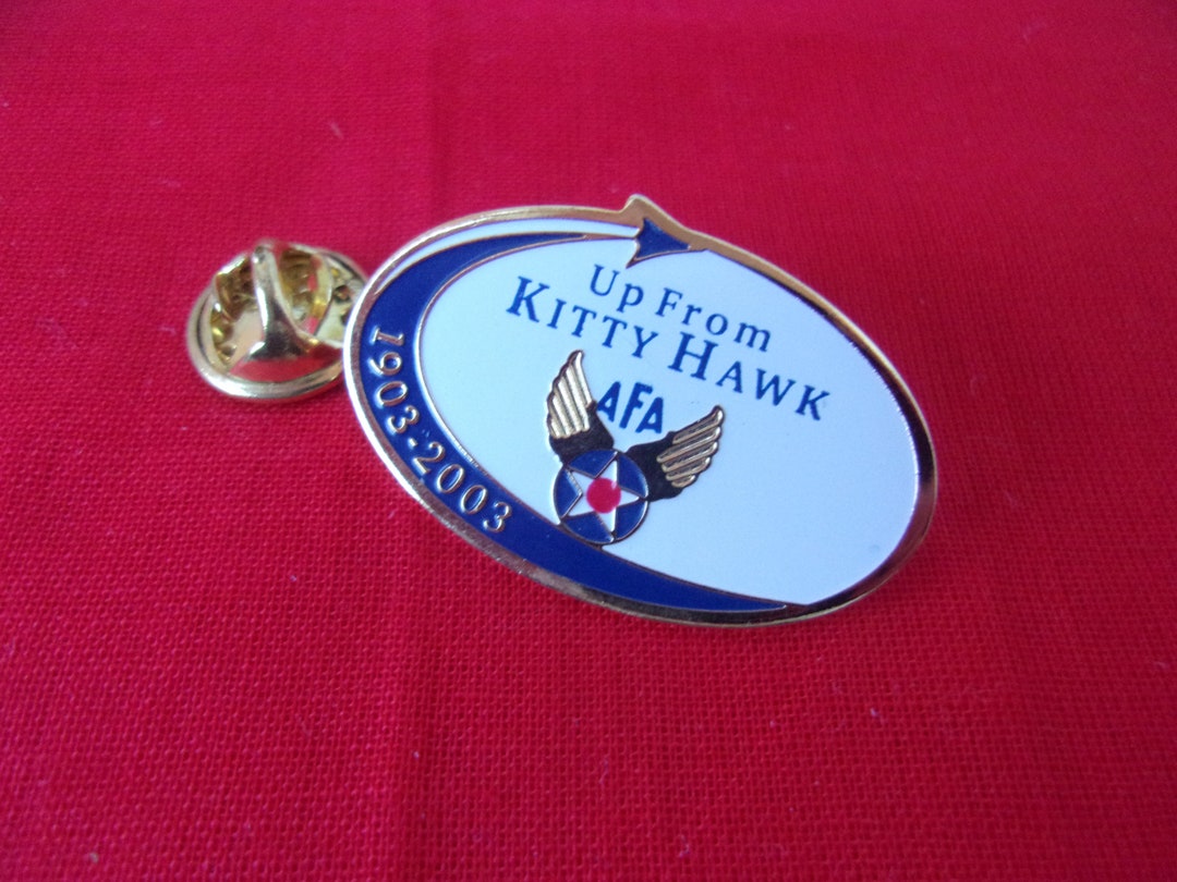 United States Air Force Association Pin, up From Kitty Hawk AFA Enamel ...