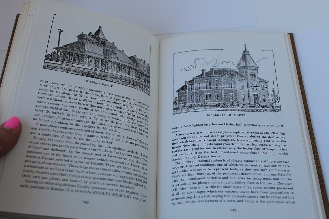 RARE Book 'oft Told Tales, A History of Edwards County Kansas KS, Pre ...