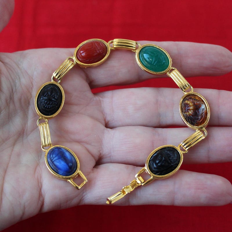 Scarab Bracelet - Etsy