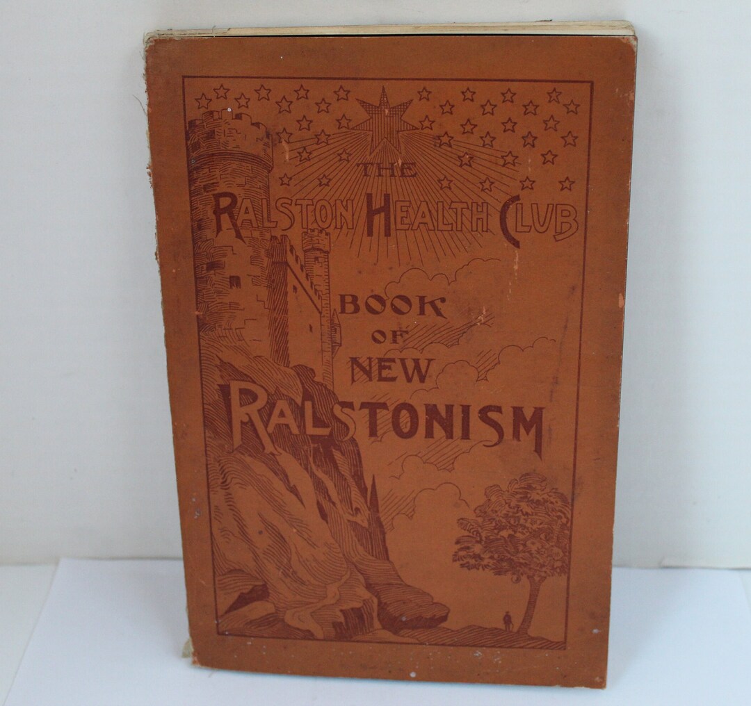 Antique Victorian Era Bizarre Health Movement Book, the Ralston Health ...