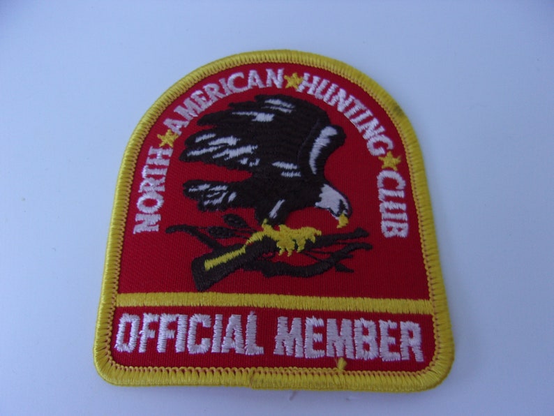 Vintage PA North American Hunting Club Official Member Patch | Etsy