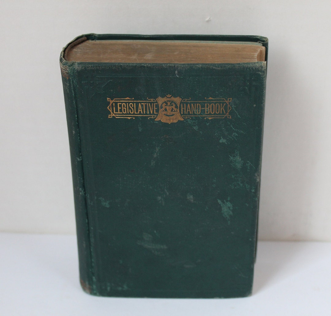 Antique Victorian Era Handbook Smull's Legislative Handbook 1879 ...