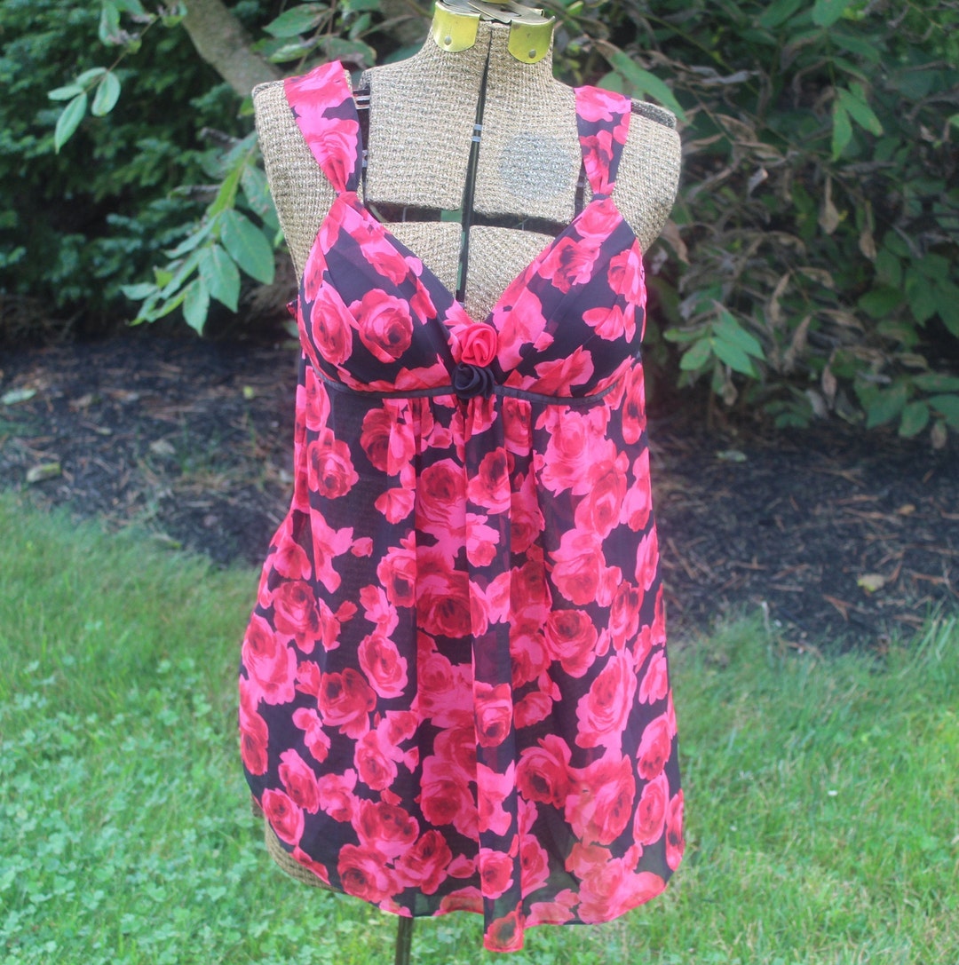 Gorgeous Sheer Lingerie Teddy by Ambrielle Size Large, Sheer Short ...