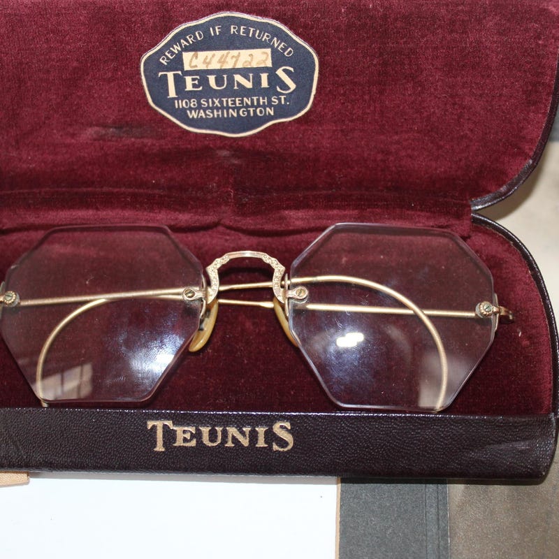 Octagon Eyeglasses - Etsy