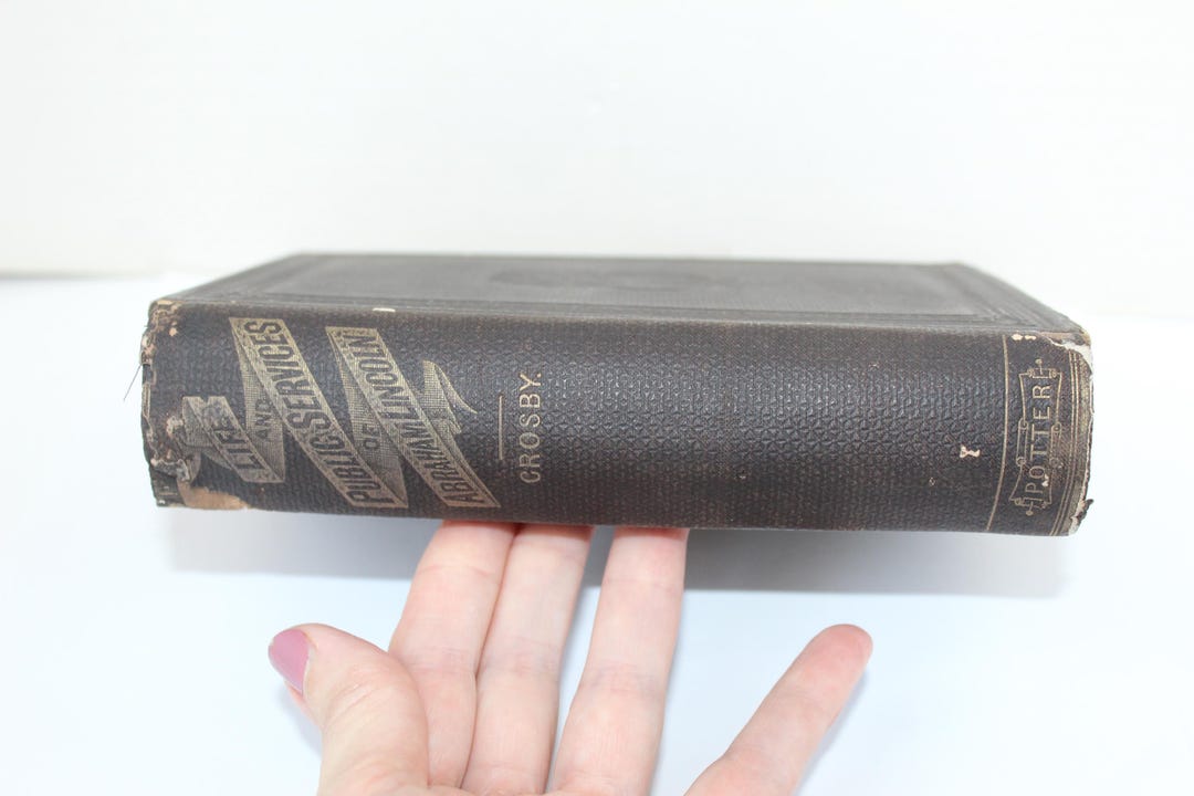 Antique Scarce Victorian Era Civil War Era Book 1865 Abe Lincoln Book ...