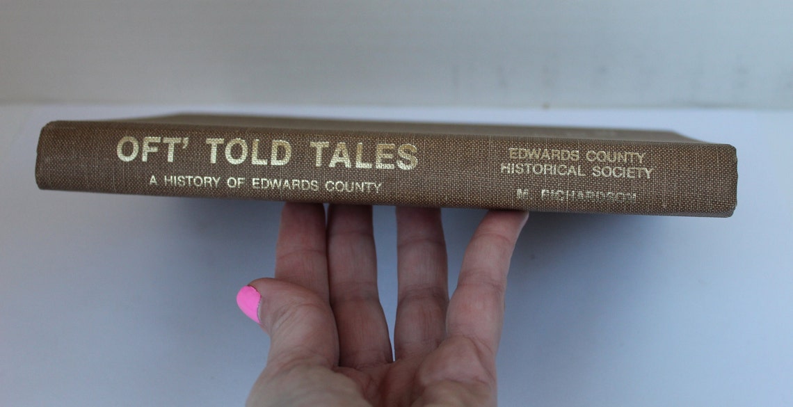 RARE Book 'oft Told Tales, A History of Edwards County Kansas KS, Pre ...