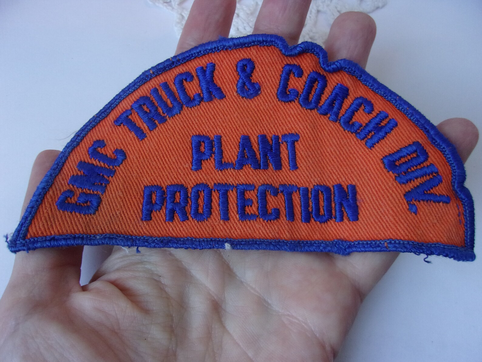 Vintage Older GMC Truck Patch - GMC Truck & Coach Div. Plant Protection ...