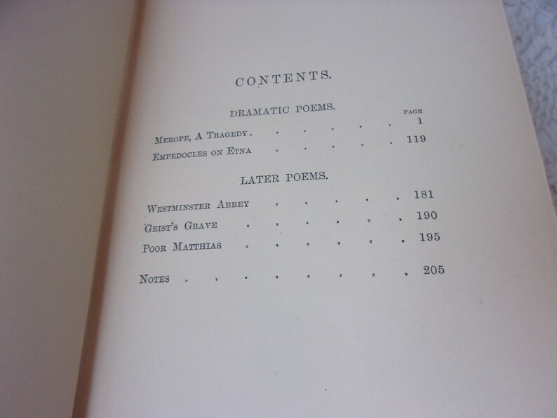 Antique Victorian Era First Edition Poetry Book Poems by - Etsy