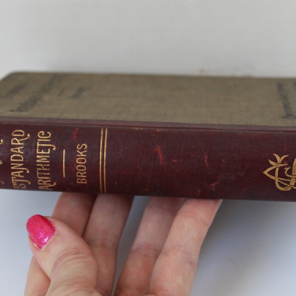 Antique Math Book - Etsy