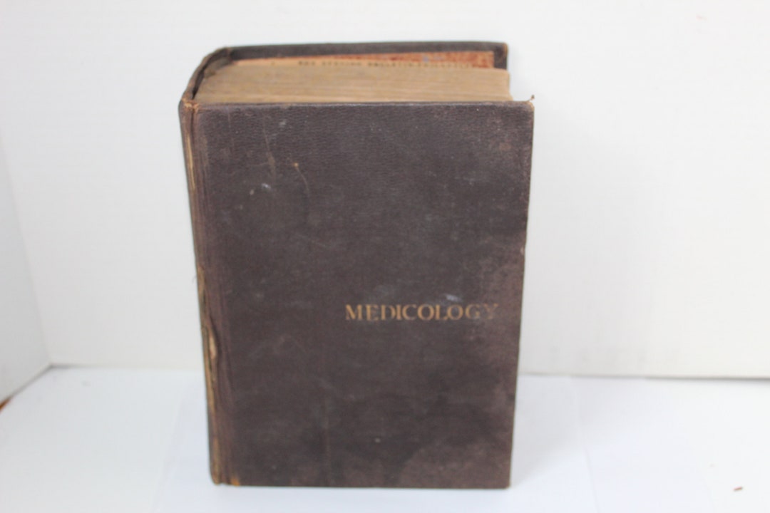 Antique HUGE 1903 Victorian Era Medical Book Ten Books in One - Etsy