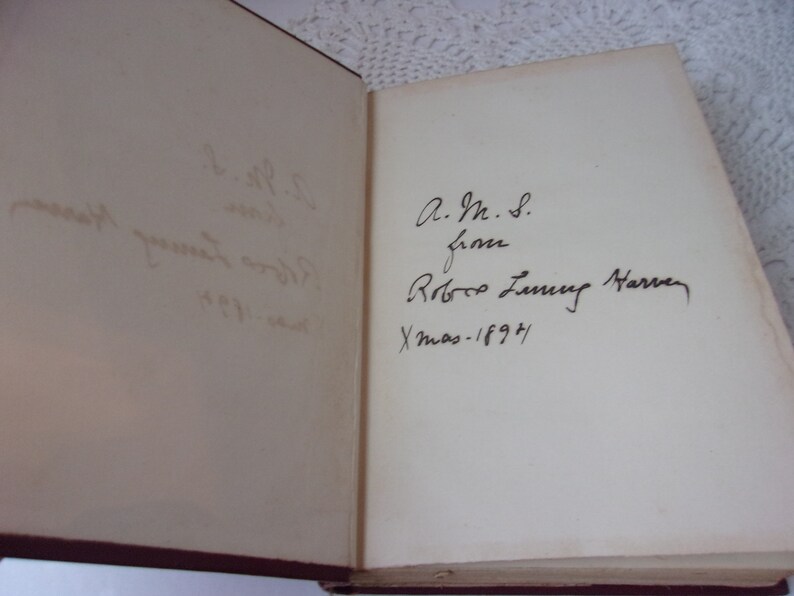 Antique Victorian Era First Edition Poetry Book Poems by - Etsy