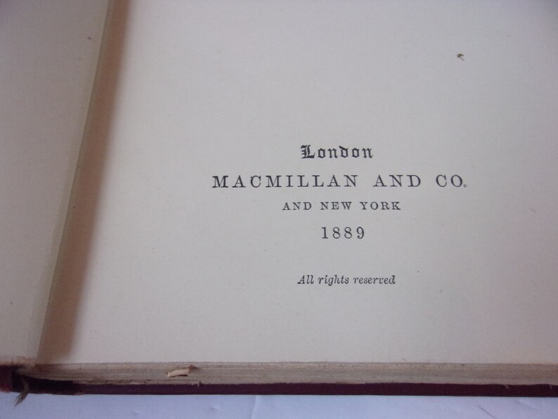 Antique Victorian Era First Edition Poetry Book Poems by - Etsy