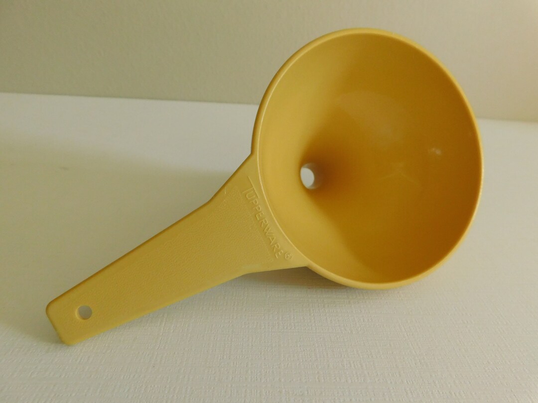 Tupperware Funnel in Gold - Etsy