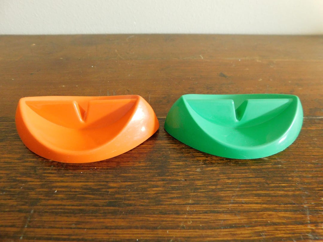 Your Choice: Tupperware Knife Rest in Bright Orange or Green - Etsy