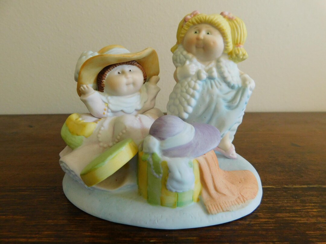 Cabbage Patch Kids Porcelain Figurine "lovely Ladies" - Etsy
