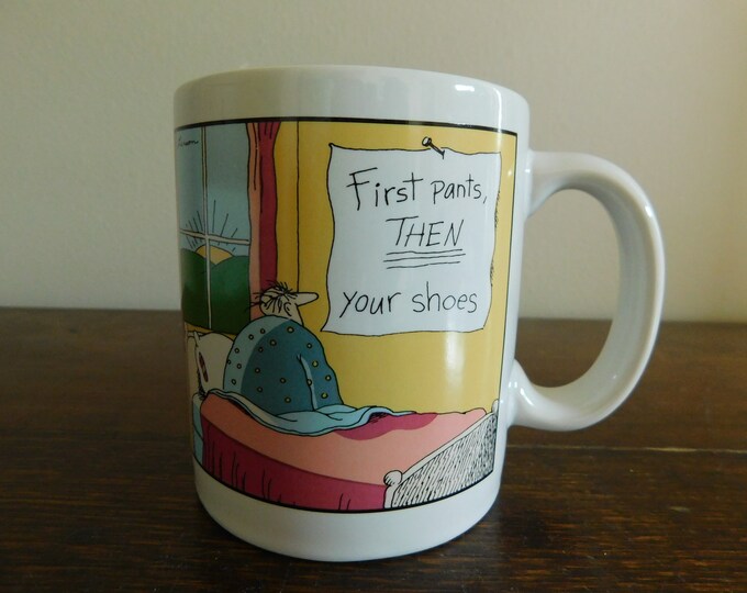 The Far Side "first Pants THEN Your Shoes" Mug - Etsy