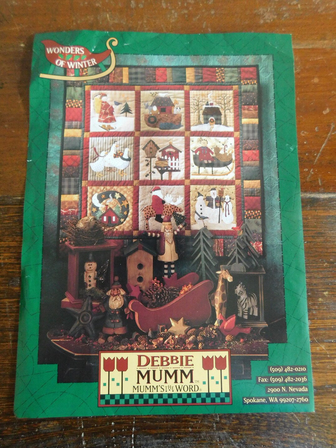 Debbie Mumm Wonders of Winter Quilt With Appliques Wall Hanging - Etsy