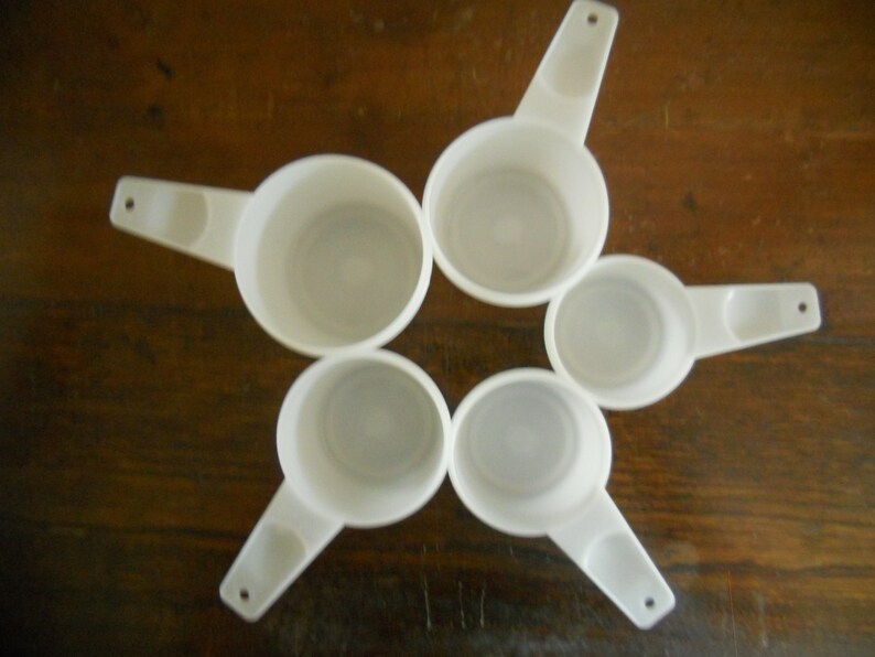 Replacement Tupperware Clear White Measuring Cups | Etsy