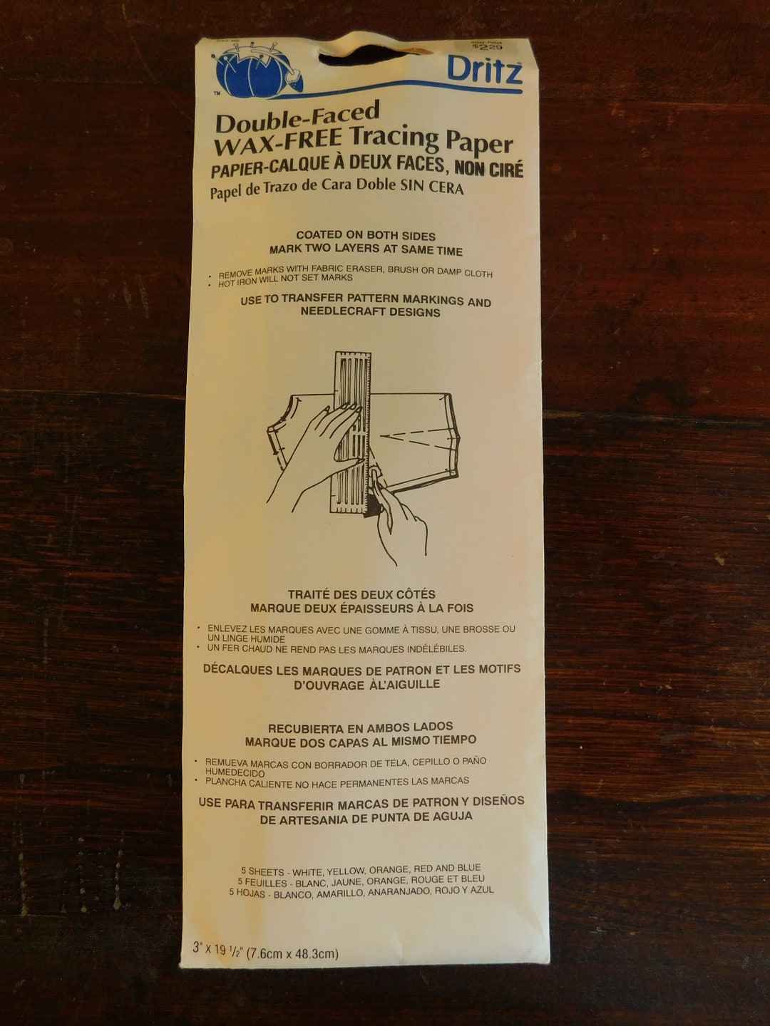 Vintage Dritz Tracing Paper in Partially Opened Package - Etsy