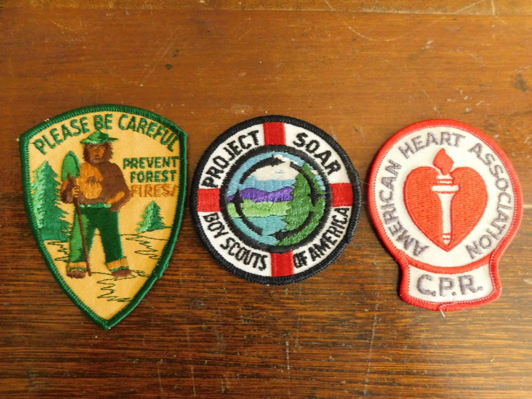 Your Choice: Smokey the Bear, Boy Scouts, or CPR Patch - Etsy