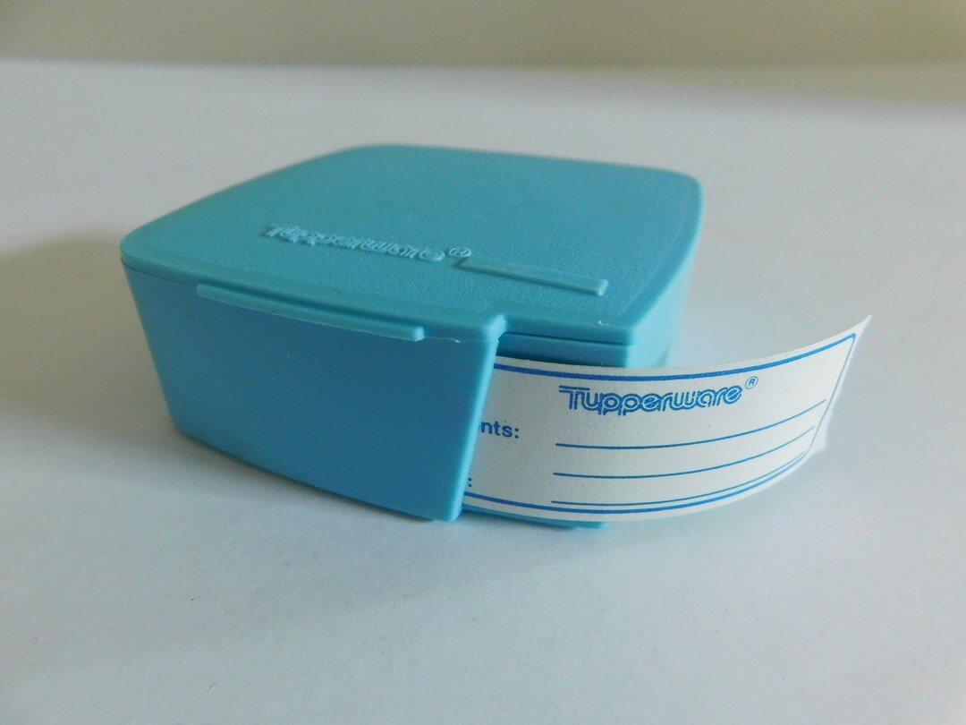 Tupperware Labels in Dispenser - Etsy