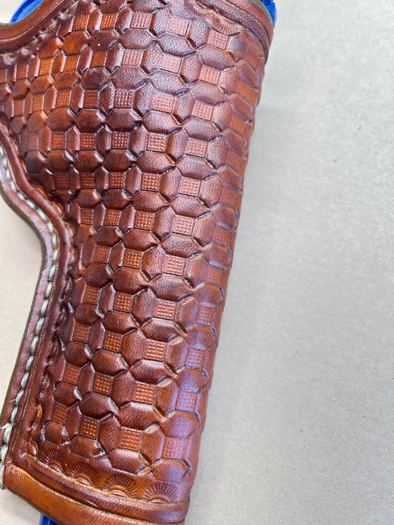 The classic Holster for a Colt Python 4.25 Barrel.. Handmade in the USA ...