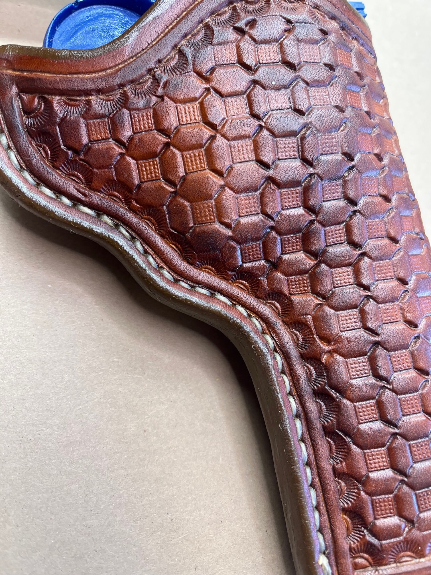 The classic Holster for a Colt Python 4.25 Barrel.. Handmade in the USA ...