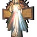 Divine Mercy Cross Gold Plated With 24 Carats With a Glossy - Etsy