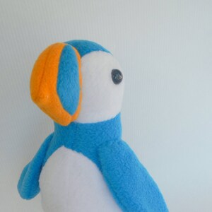 Puffin Sewing Pattern-toy-softie-bird-6-9 Inches Tall-made With Fleece ...