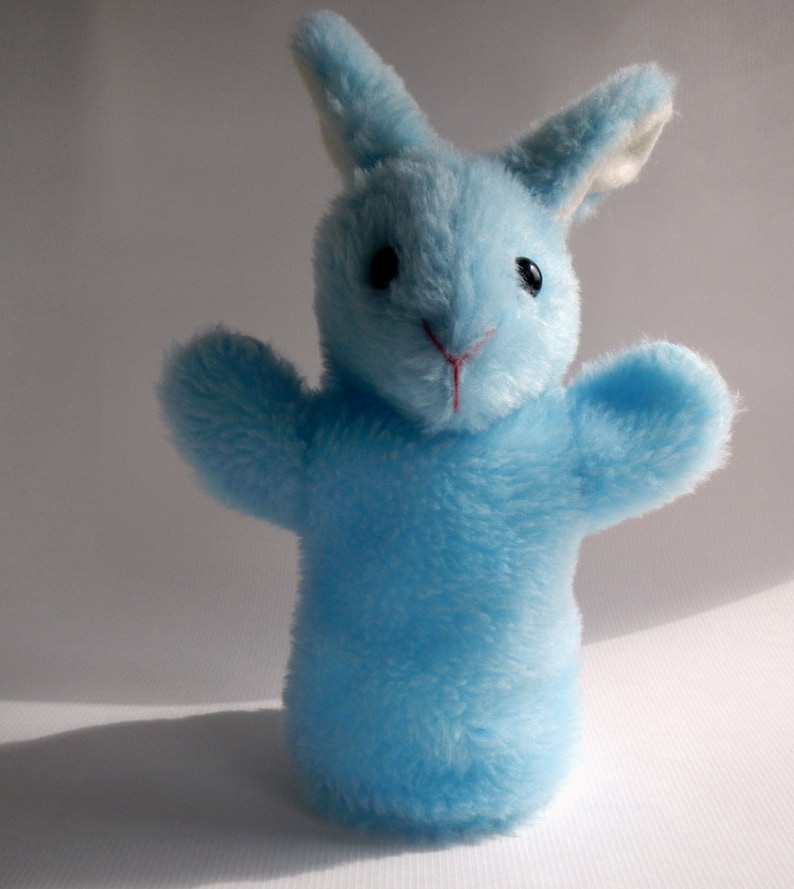 Bunny Rabbit Hand Puppet-10 In. Tall and 6 In. Wide-sewing - Etsy