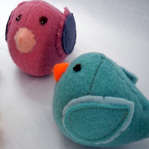 Bird Sewing Pattern-instant Download-stuffed Animal-toy, Ornament, Baby ...