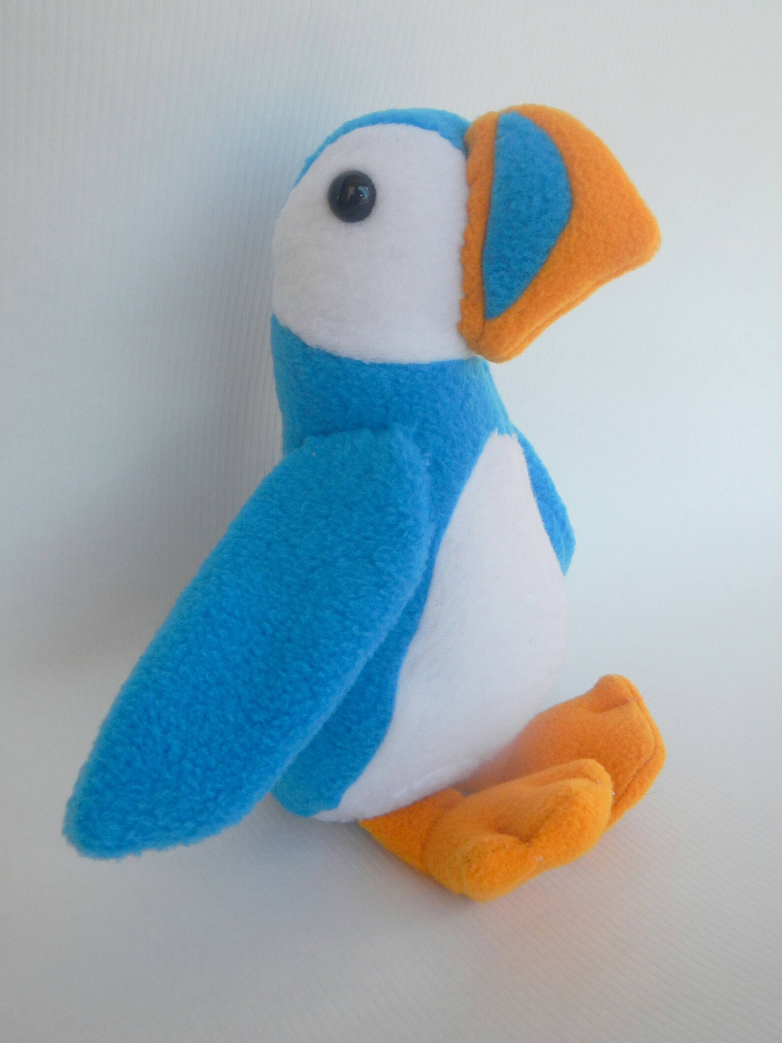 Puffin Sewing Pattern-toy-softie-bird-6-9 Inches Tall-made With Fleece ...
