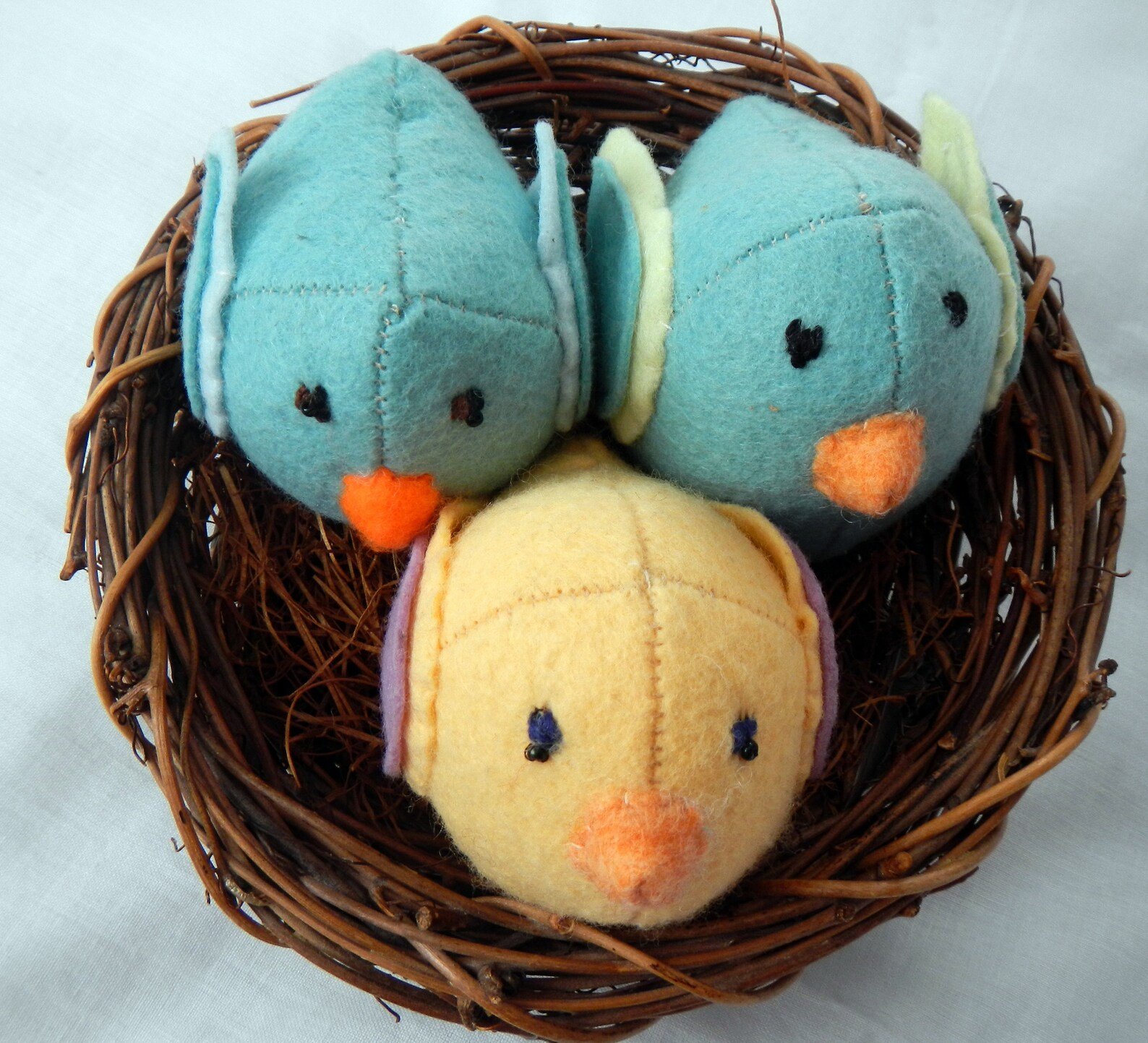 Bird Sewing Pattern-instant Download-stuffed Animal-toy, Ornament, Baby ...