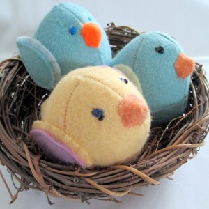 Bird Sewing Pattern-instant Download-stuffed Animal-toy, Ornament, Baby ...