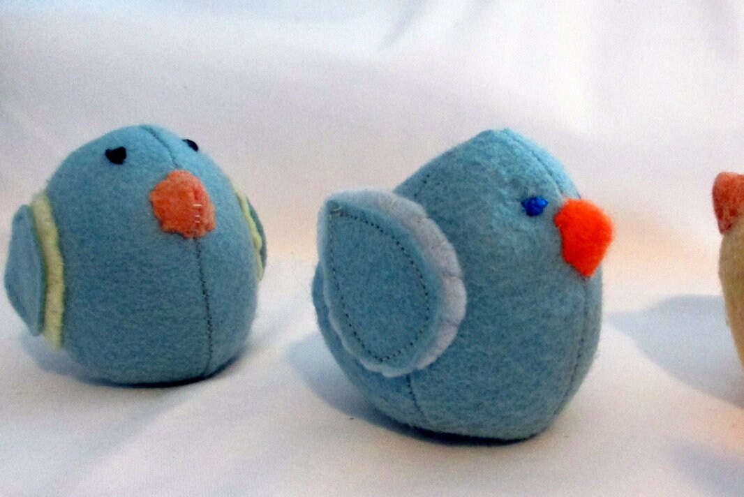 Bird Sewing Pattern-instant Download-stuffed Animal-toy, Ornament, Baby ...