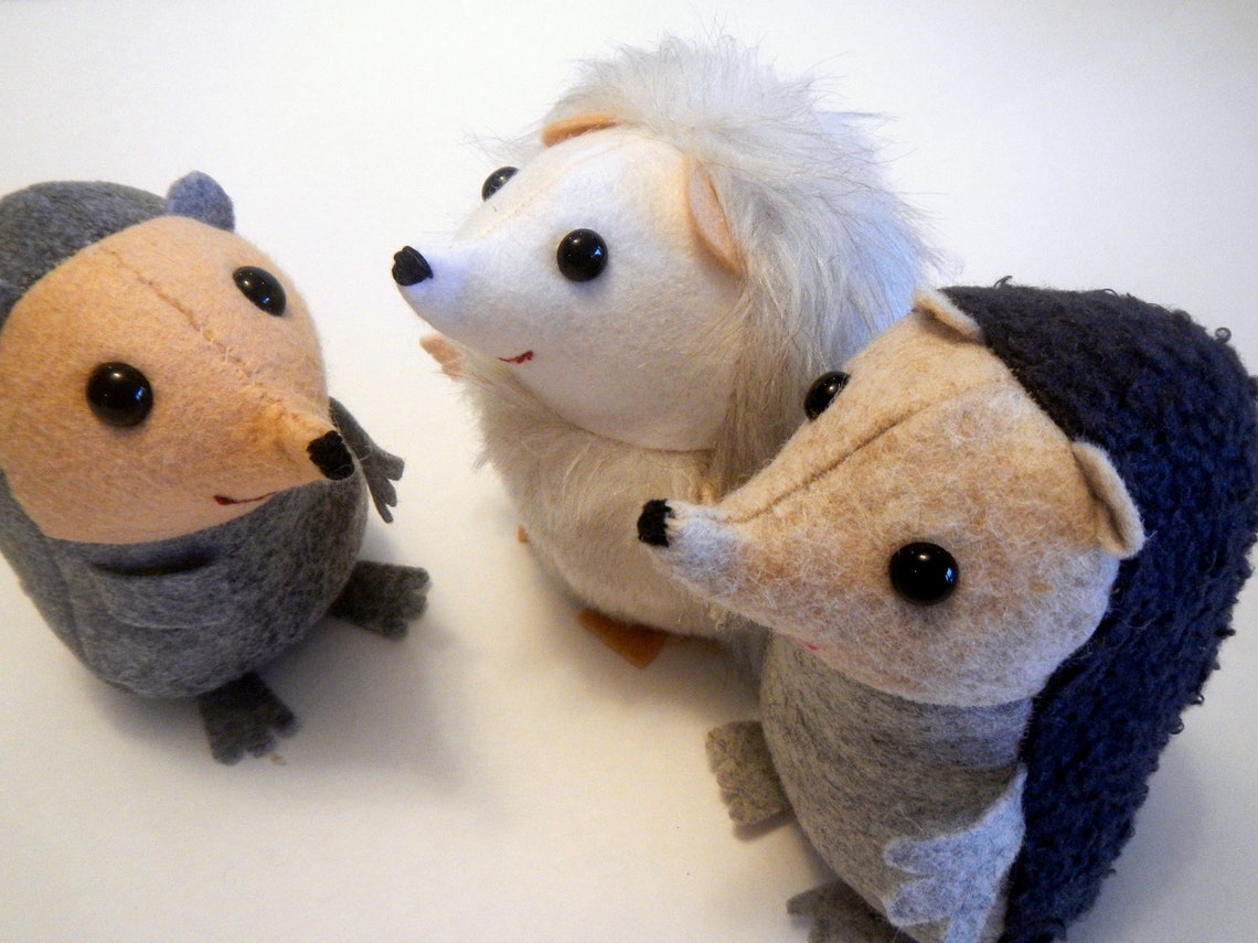 Hedgehog Sewing Pattern-children's Toy Stuffed Animal - Etsy